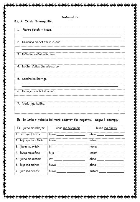 Il-Grammatika – 5 | IL-MALTI